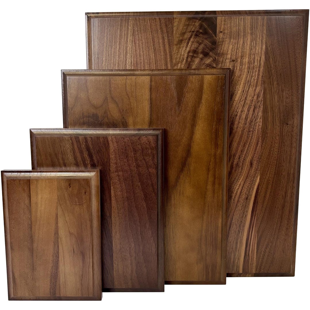 Genuine Walnut Blank Plaques – Award & DIY Engraving Boards | 100% ...
