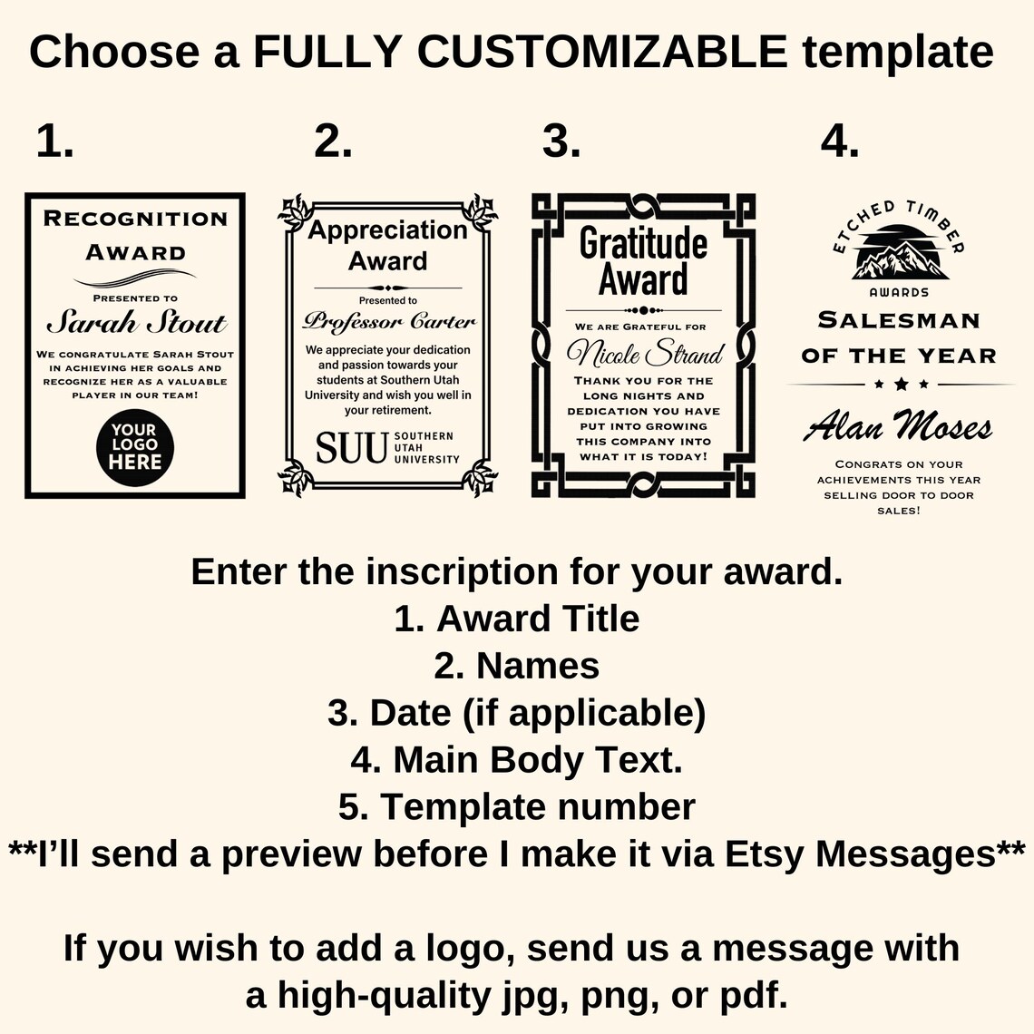 Marble Finish Recognition Award Plaque, Trophy Plaque Award Sign ...