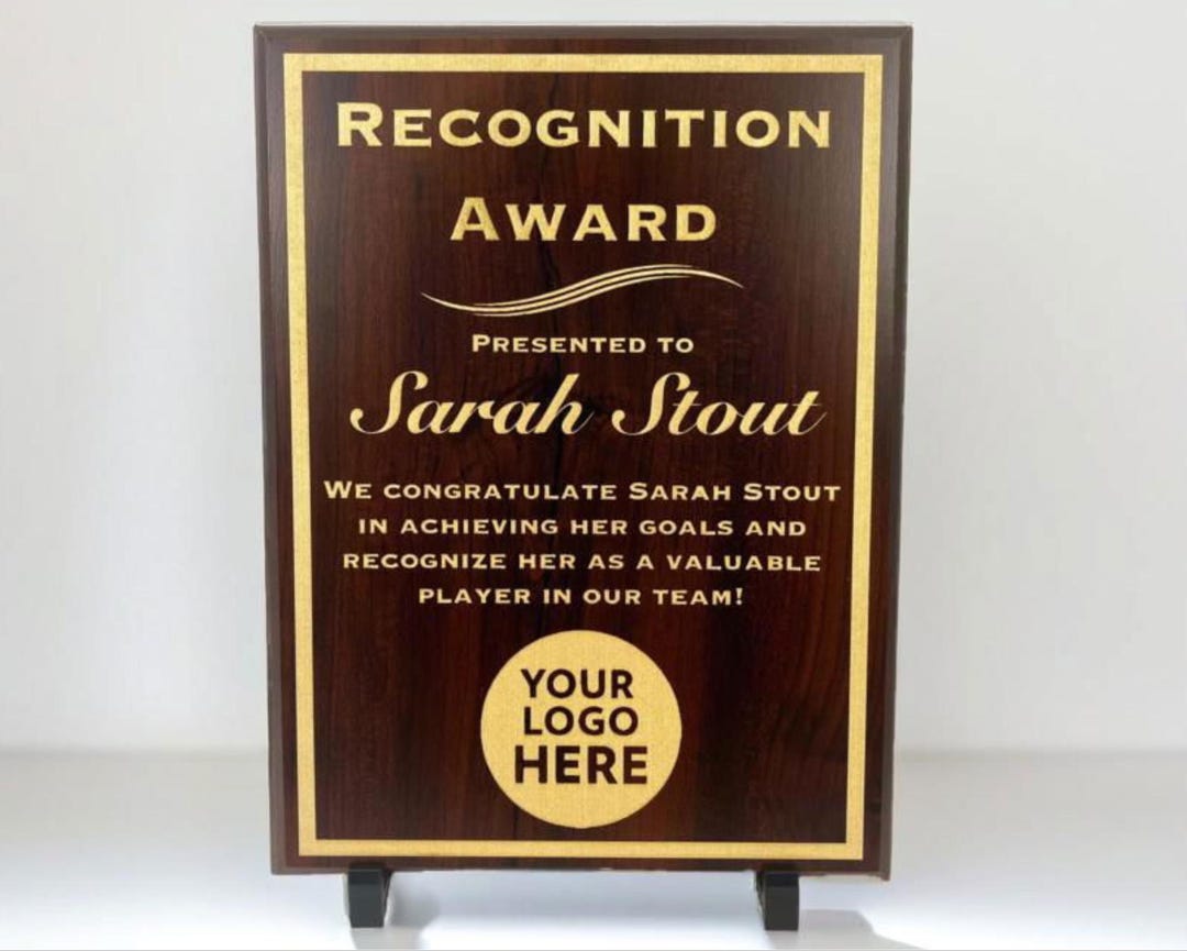 Dark Cherry Award Plaques, Trophy Plaque Awards, Custom Plaque Gift ...