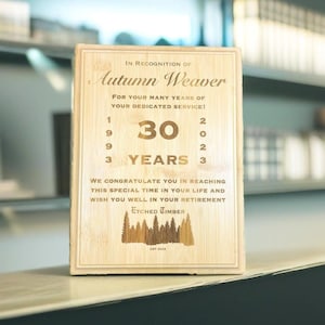 Customizable Recognition Award, Achievement Award, Recognition Plaque ...