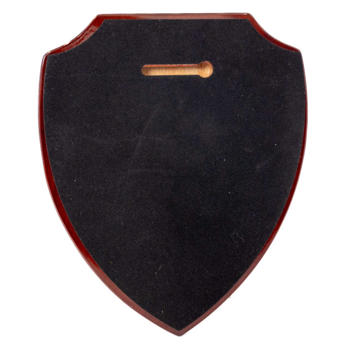 Shield Plaque Blank Cherry Finish Display Multiple Sizes for Engraving ...