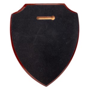 Shield Plaque Blank Cherry Finish Display Multiple Sizes for Engraving ...