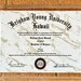 Metal Certificate Award, Diploma Frame Custom, Diploma Plaque, Diploma ...