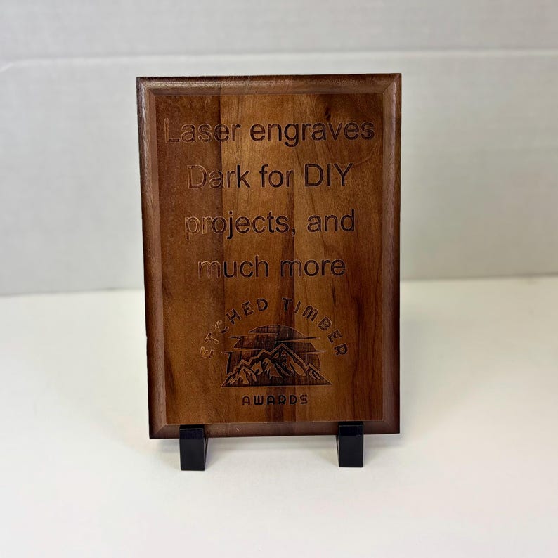 Genuine Walnut Blank Plaques – Award & DIY Engraving Boards | 100% ...