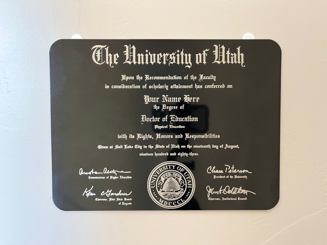 Metal Certificate Award Diploma Frame Custom Diploma Plaque - Etsy