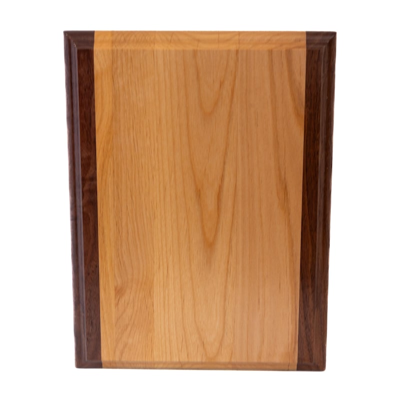 Alder & Walnut Wood Plaque Blank, Award and Craft Plaque, Wood Base ...