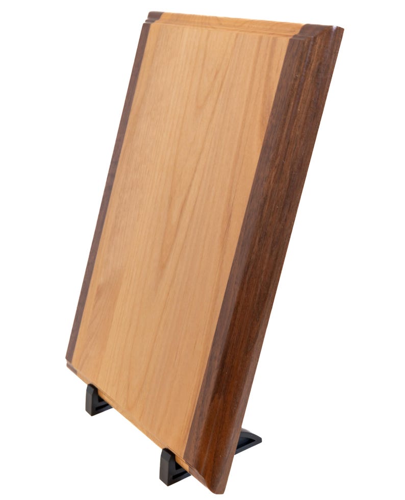 Alder & Walnut Wood Plaque Blank, Award and Craft Plaque, Wood Base ...