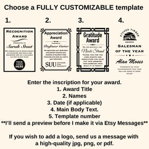 Glass Appreciation Award, Custom Plaque Award, Achievement Awards ...