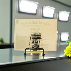 Handcrafted Diploma Frame, Custom Engraved Diploma Certificate ...