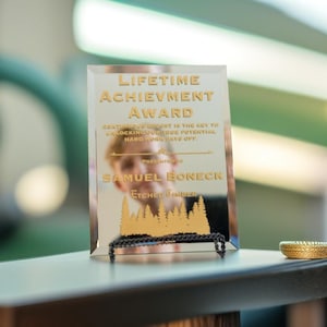 Custom Color Glass Award Plaque, Custom Award Glass, Awards and ...