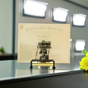 Custom Engraved Diploma, WGU Diploma Frame, Certificate Award ...