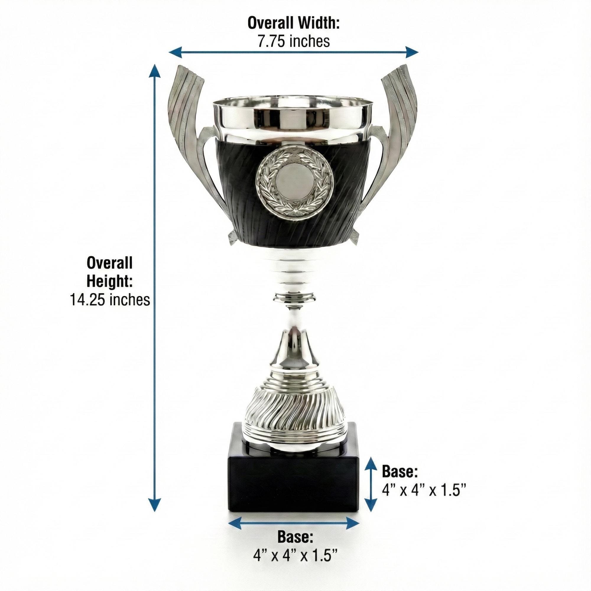 Trophy Cup Award With Marble Base- 3 Sizes- Championship Prize for ...