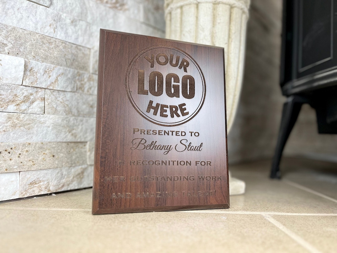 Dark Cherry Award Plaque, Awards Plaque Custom, MVP Award, Award Plaque ...
