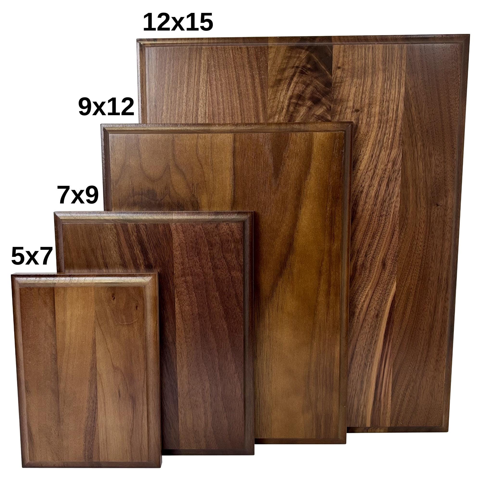 Genuine Walnut Blank Plaques – Award & DIY Engraving Boards | 100% ...