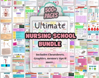 Nursing School Bundle - Etsy