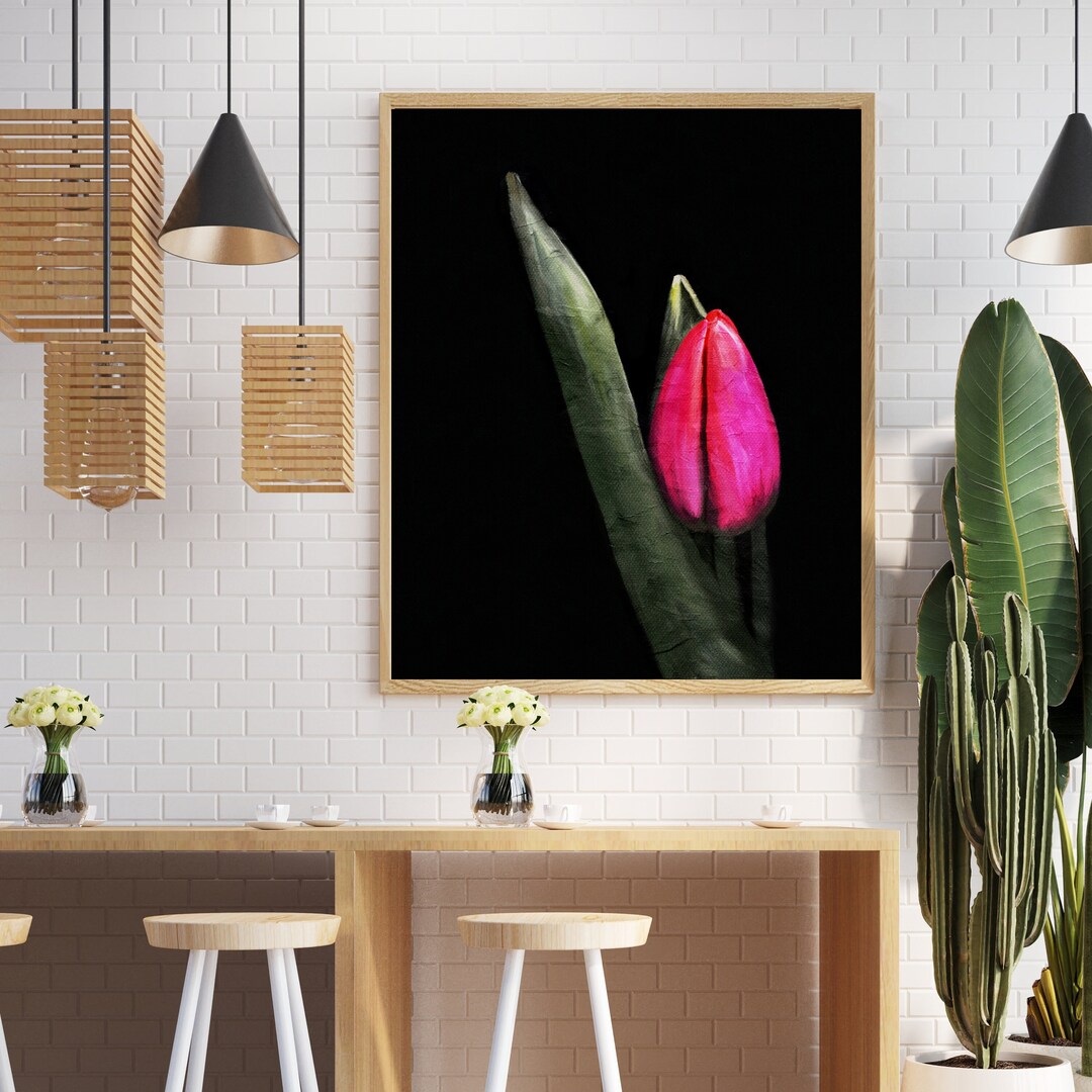 Tulip: Digital Painting, Digital Download, Printable Art, Digital Art ...