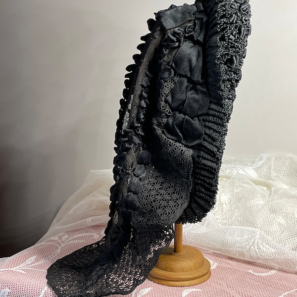 Mourning Bonnet - Etsy