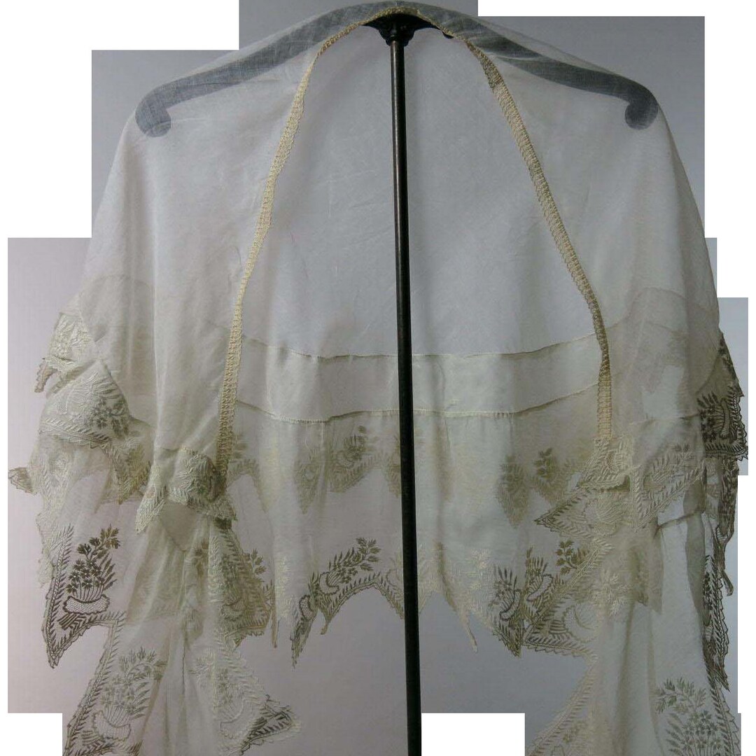 RARE Antique Original Late 18th Century 1780's Fine Georgian Whitework ...