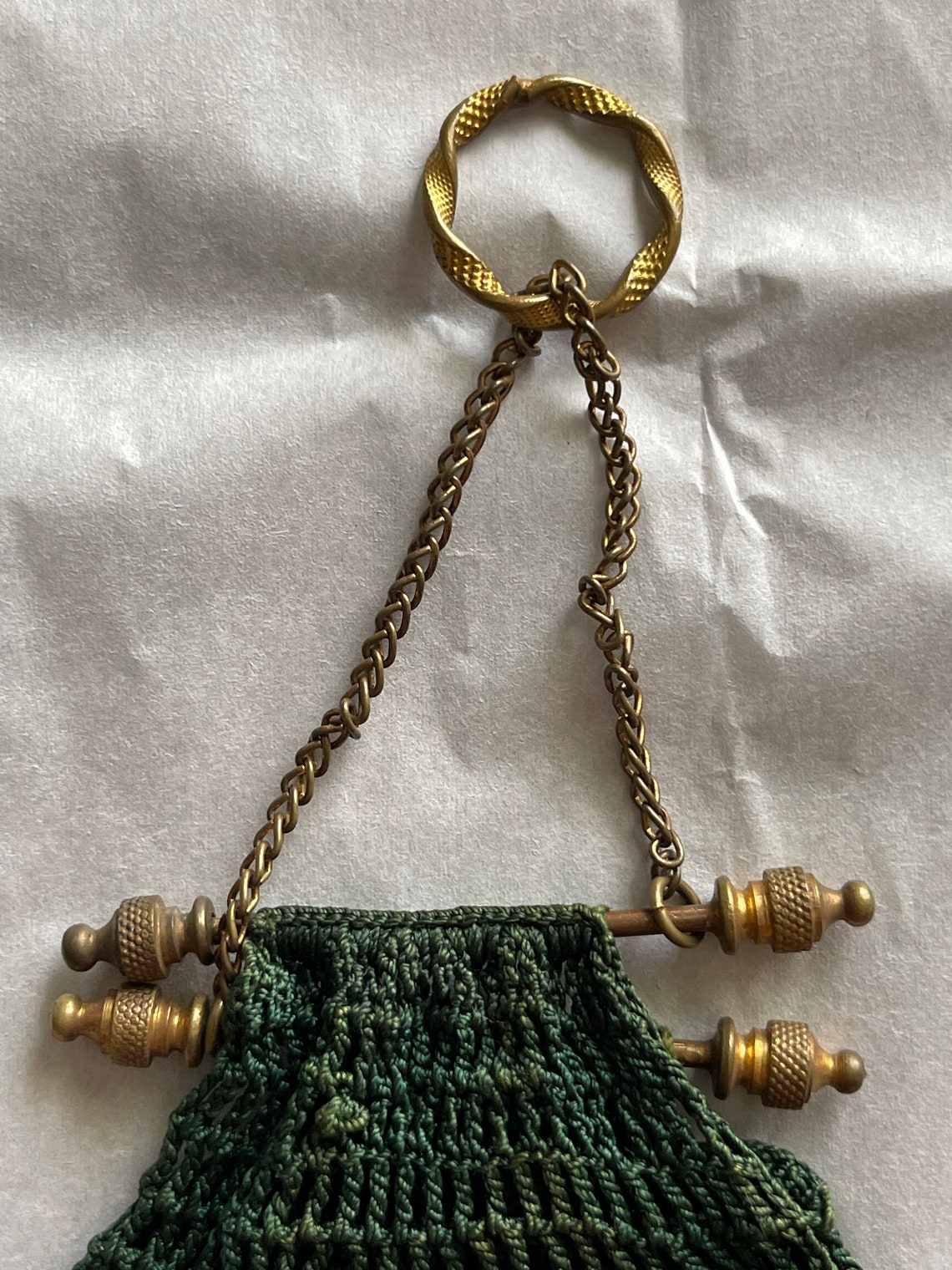 RARE Antique Original Early to Mid 19th Century Victorian Miser Purse ...