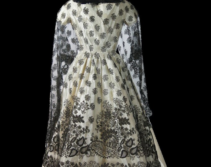 RARE Antique Original Early 19th Century 1810 Georgian Regency Silk ...