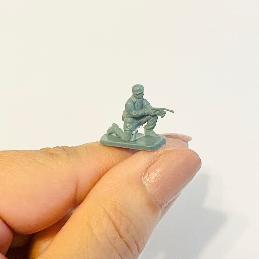 Green Army Guy/man Military Tiny Scale Mini Micro Miniature Figure - Etsy