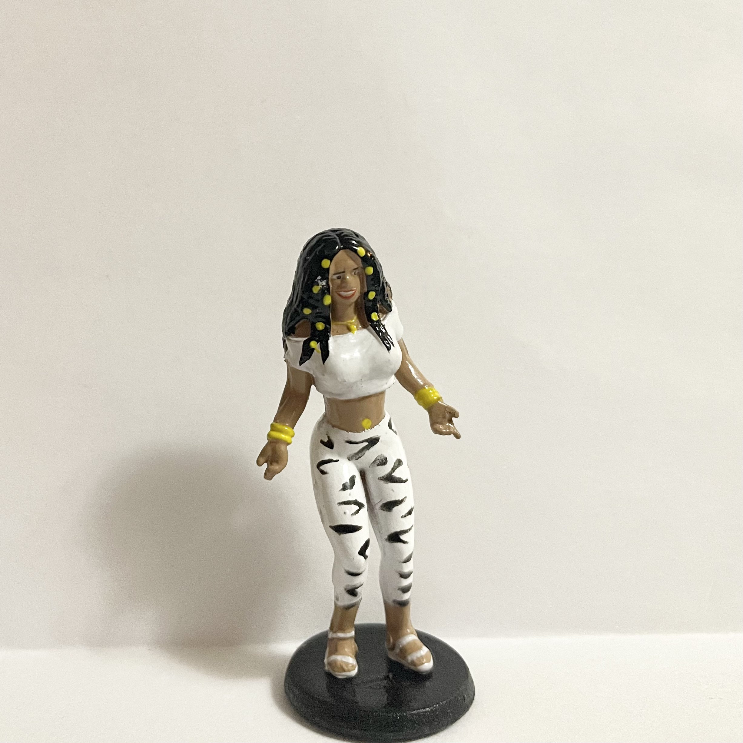 Jamaican Lady Miniature Woman Mini Figure - Etsy