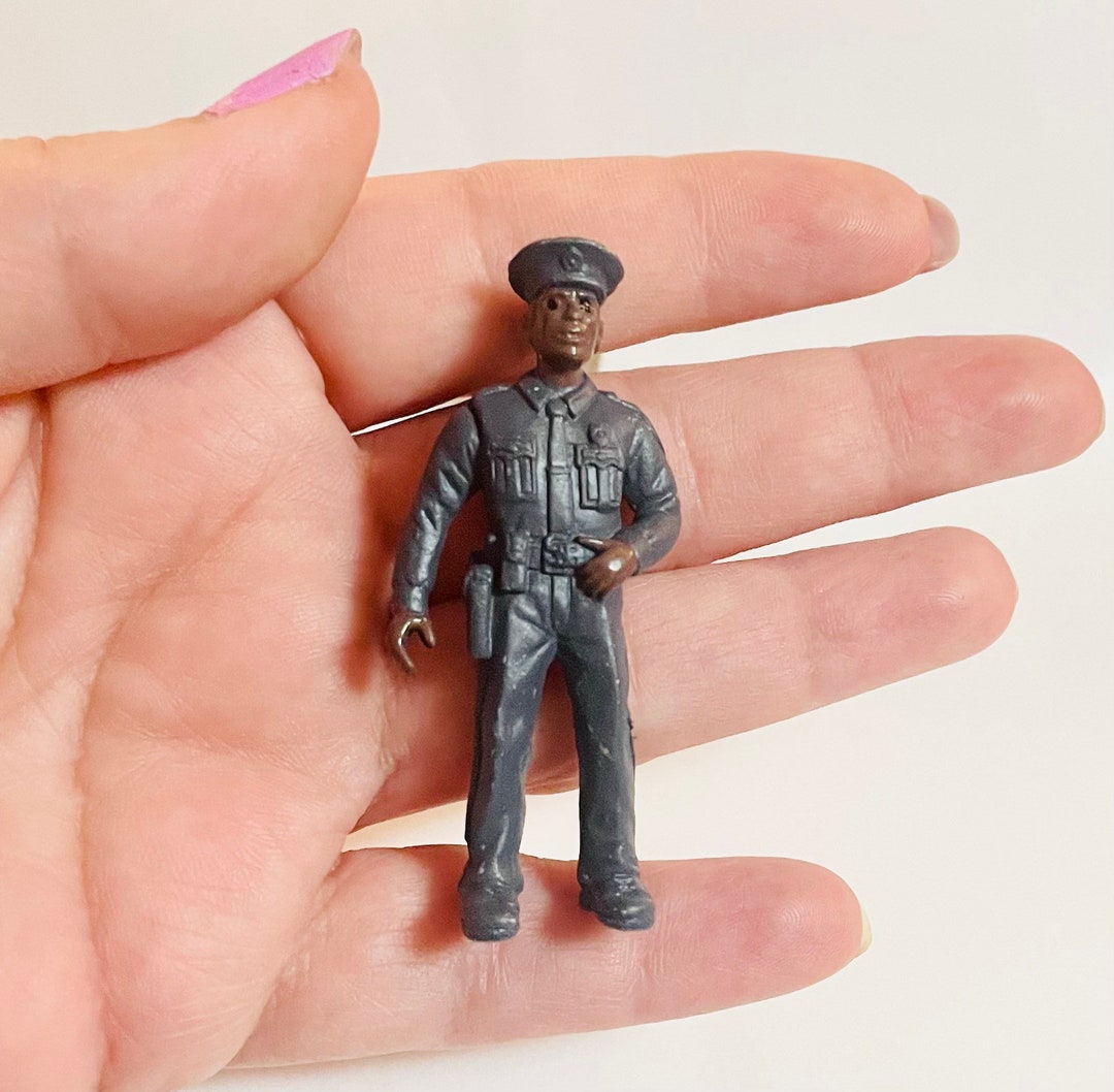 Police Officer Law Cop First Responder Miniature Figure Mini - Etsy