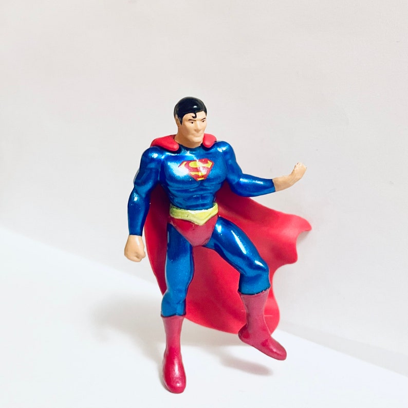 Superman Superhero Miniature Figure Mini Character - Etsy