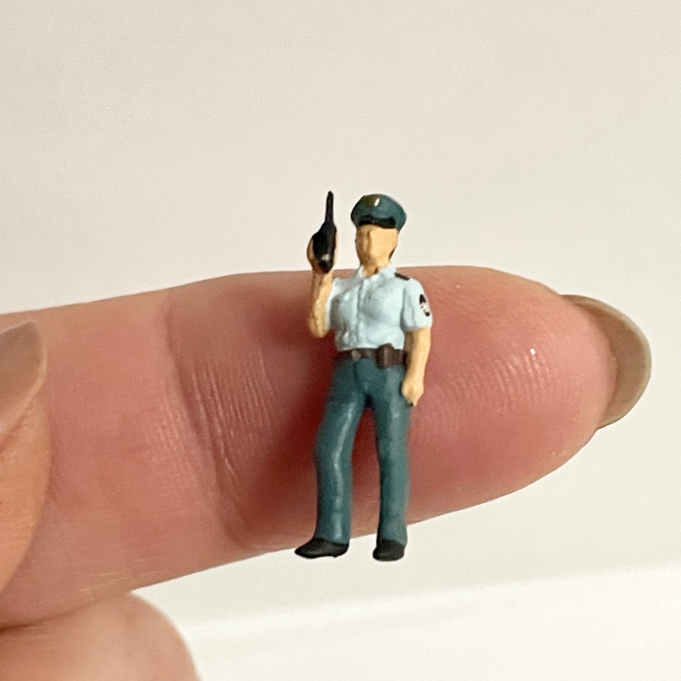 Police Officer First Responder Cop Tiny Miniature Figure Mini - Etsy
