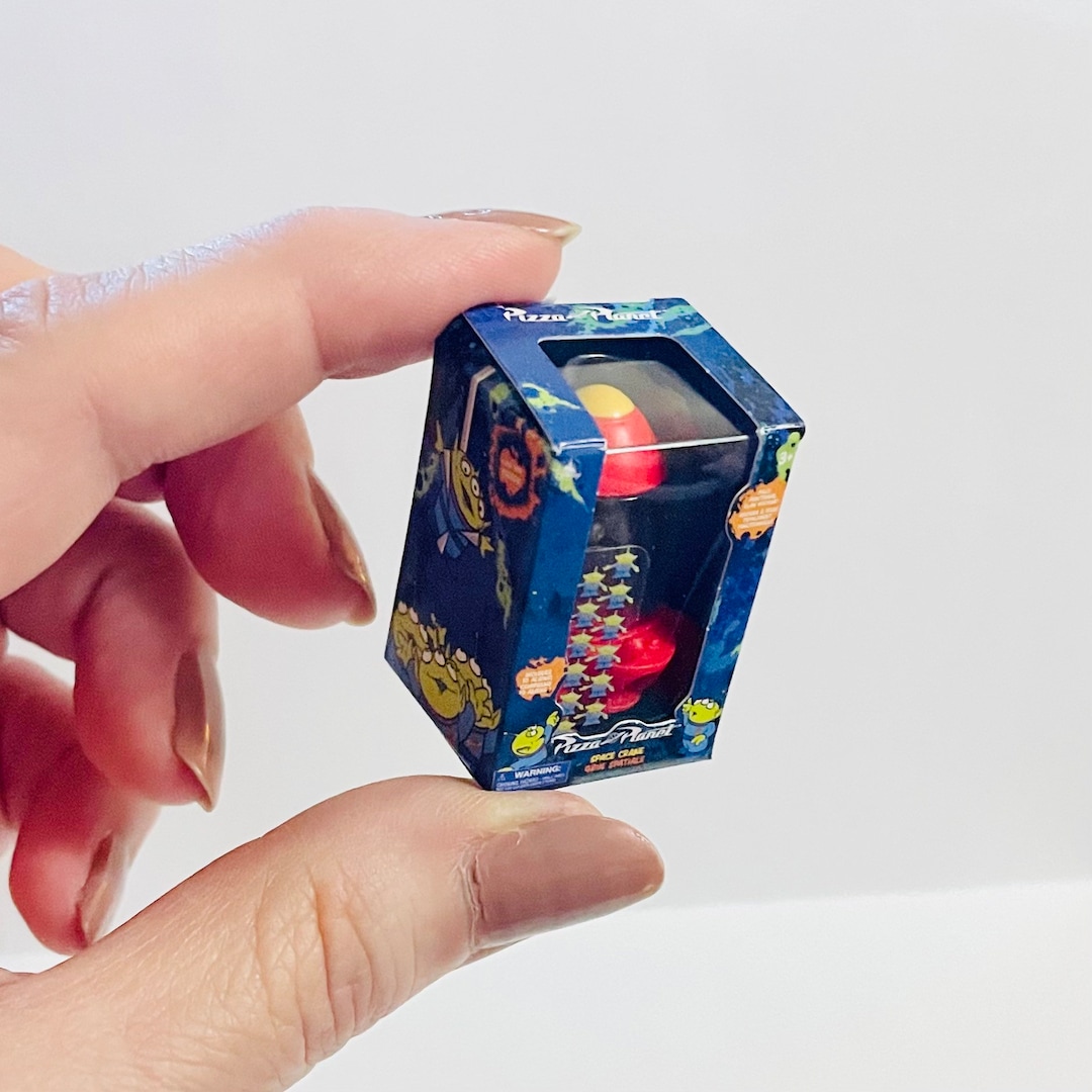 Claw Machine Pizza Planet Space Crane Disney Pixar Miniature - Etsy