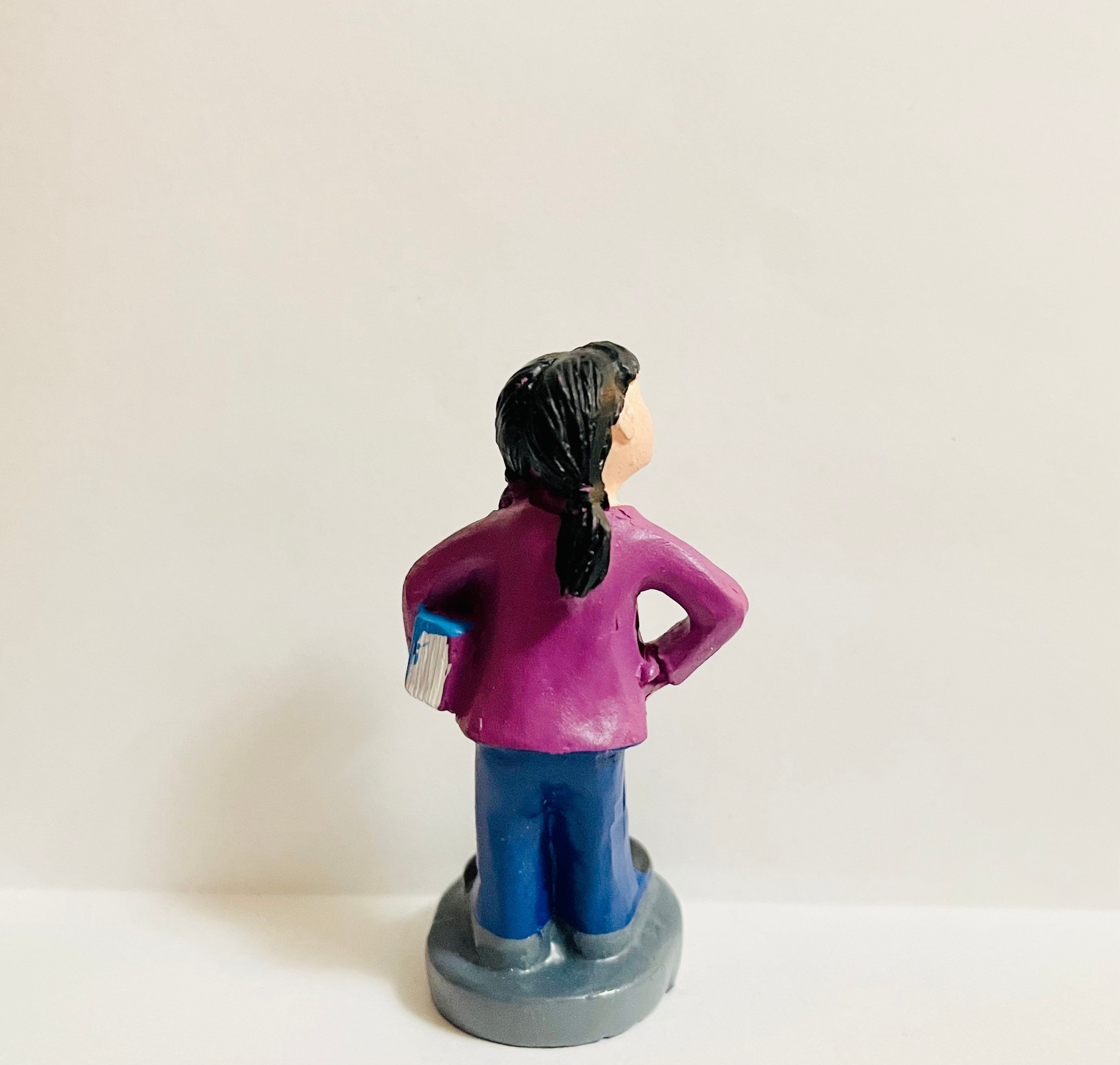 School Girl Miniature Figure Mini Person - Etsy