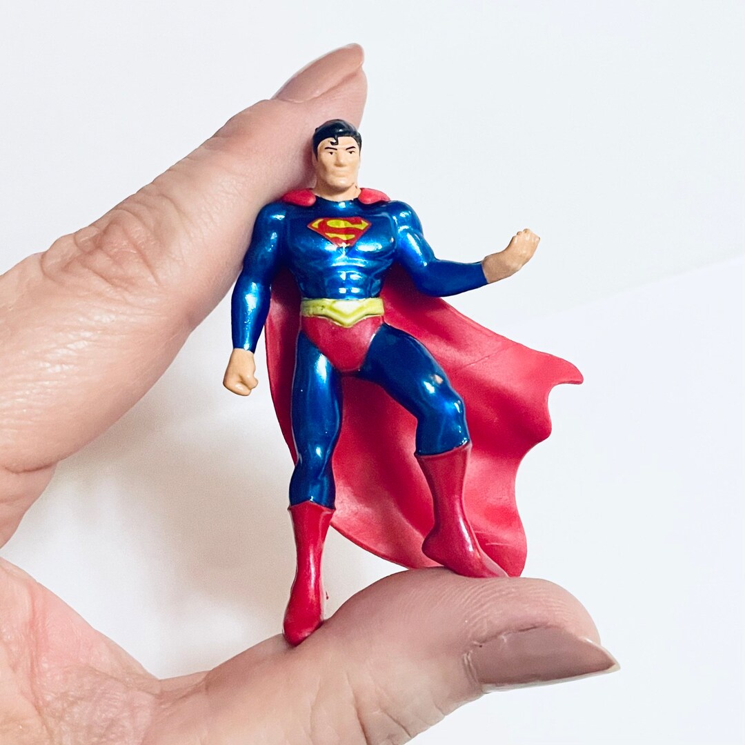 Superman Superhero Miniature Figure Mini Character - Etsy