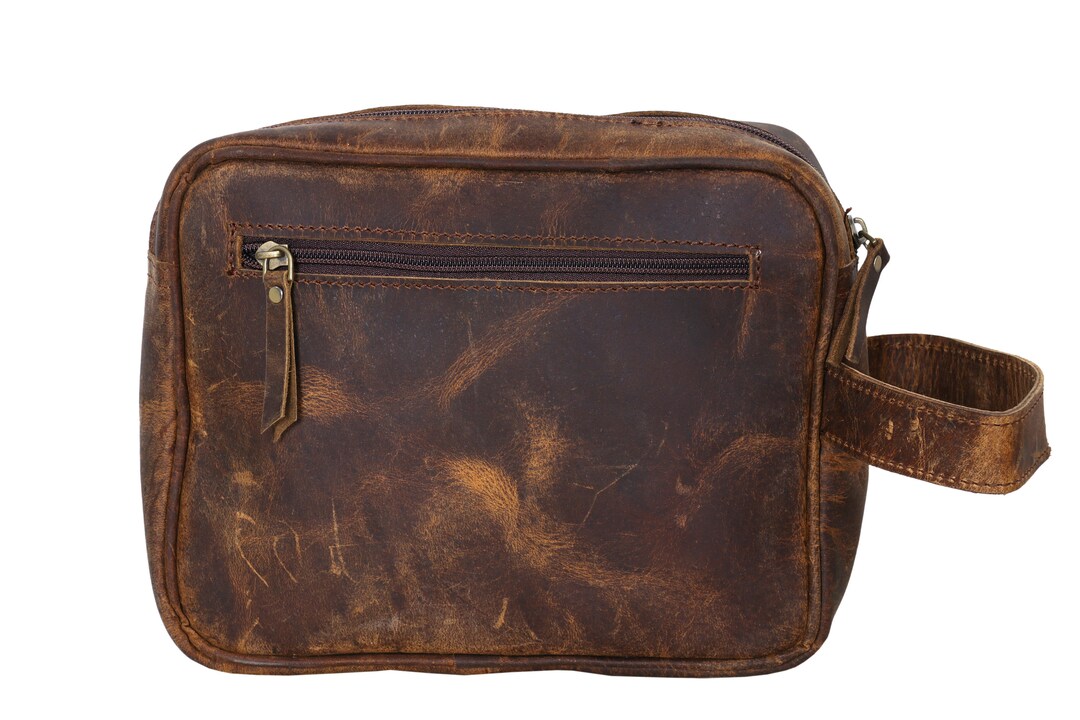 Italian Leather Dopp Kit, Personalized Toiletry Bag, Personalized ...