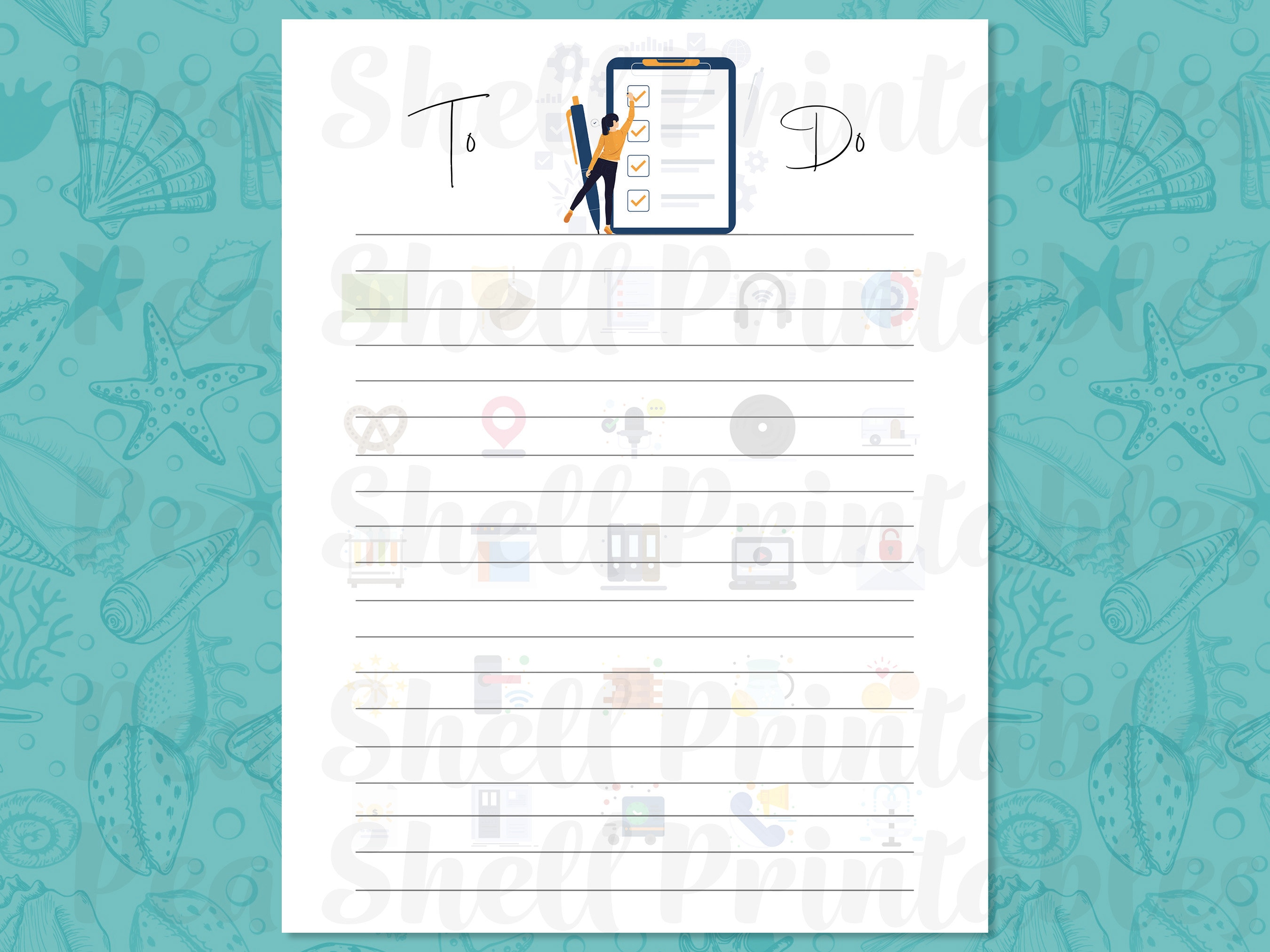Helpful to Do List Page - Digital Download - Etsy