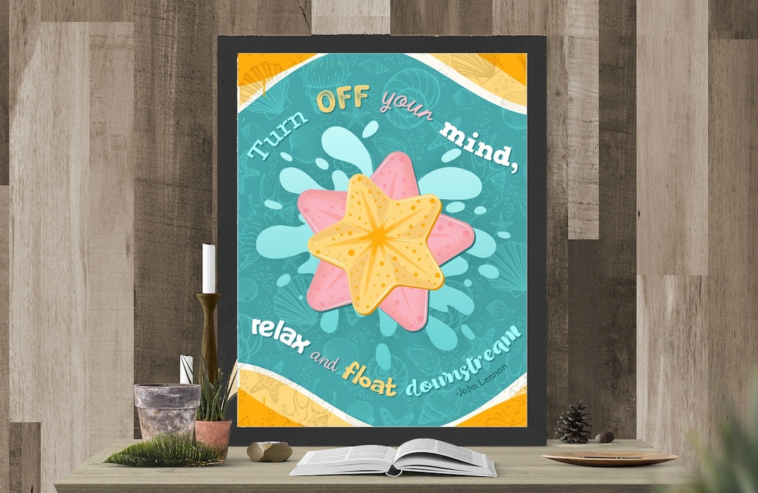 Beatles Float Downstream Digital Poster - Etsy
