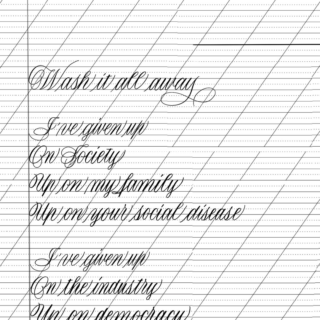 Custom Calligraphy Prayer: Handwritten Poem - Etsy UK