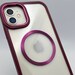 CLEAR RED Magsafe for iPhone 11 Metallic - Etsy