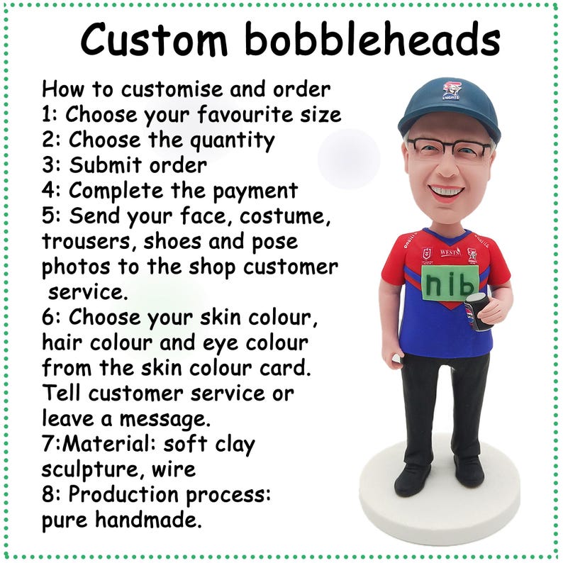 Personalised Custom Bobbleheads, Custom Fun Bobbleheads, Custom Own ...