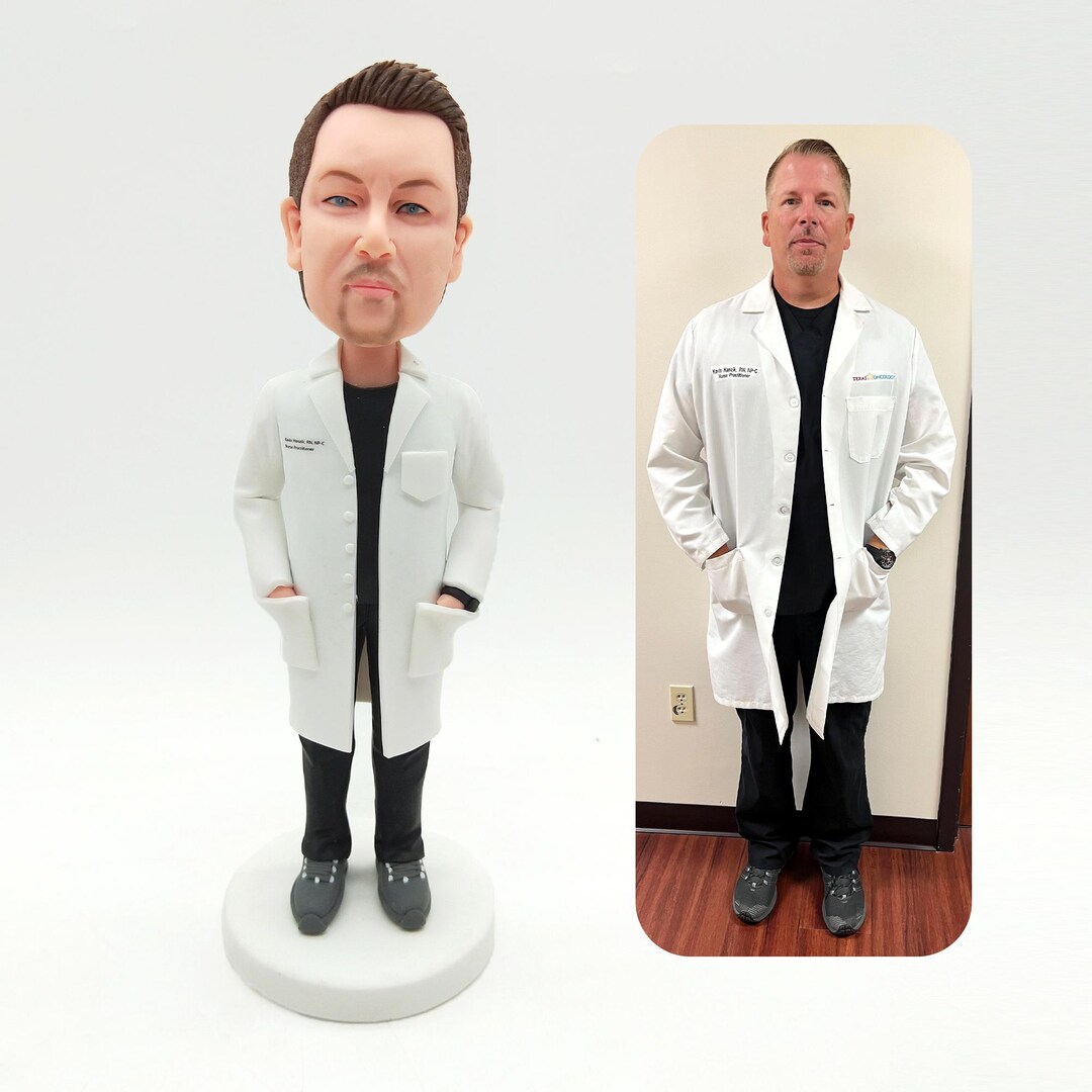Custom Doctor Bobbleheads, Doctor Director Birthday Bobbleheads, Nurse ...