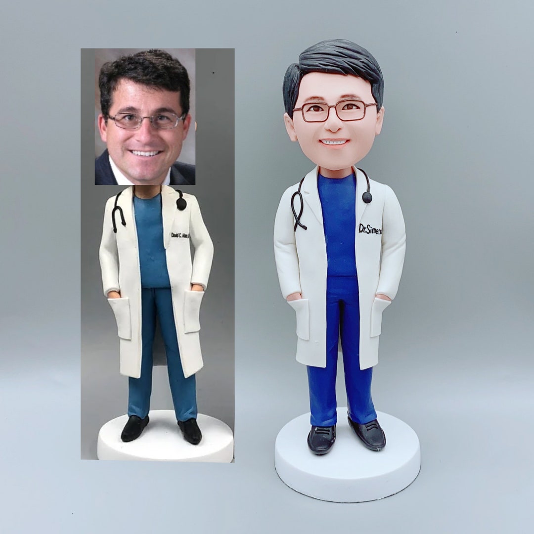 Personalised Doctor Bobbleheads, Custom Attending Doctor Nurse ...