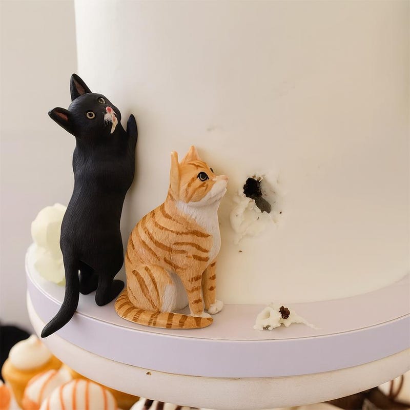 Cat Cake Topper - Etsy