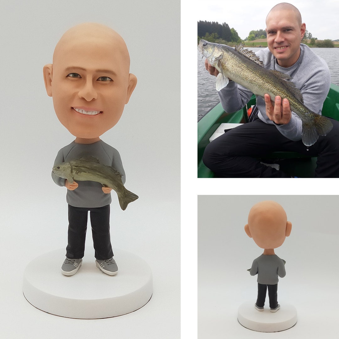 Personalized Bobbleheads, Fishing Enthusiast Bobbleheads, Bobbleheads ...