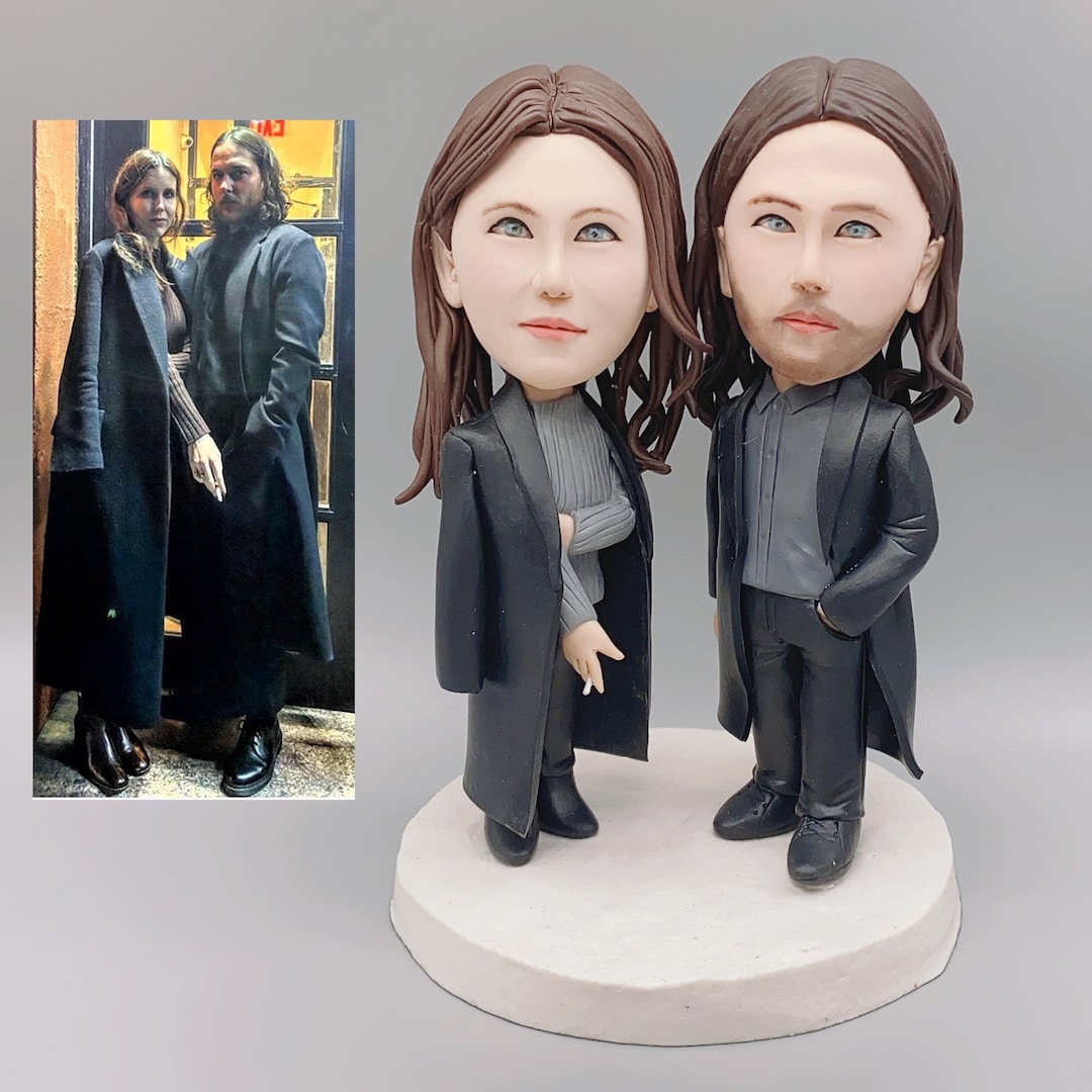 Custom Bobbleheadscustom Couple Bobbleheads Anniversary - Etsy