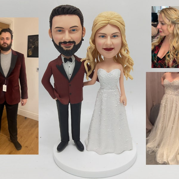 Personalized Bobble Head Cake Topper - Etsy