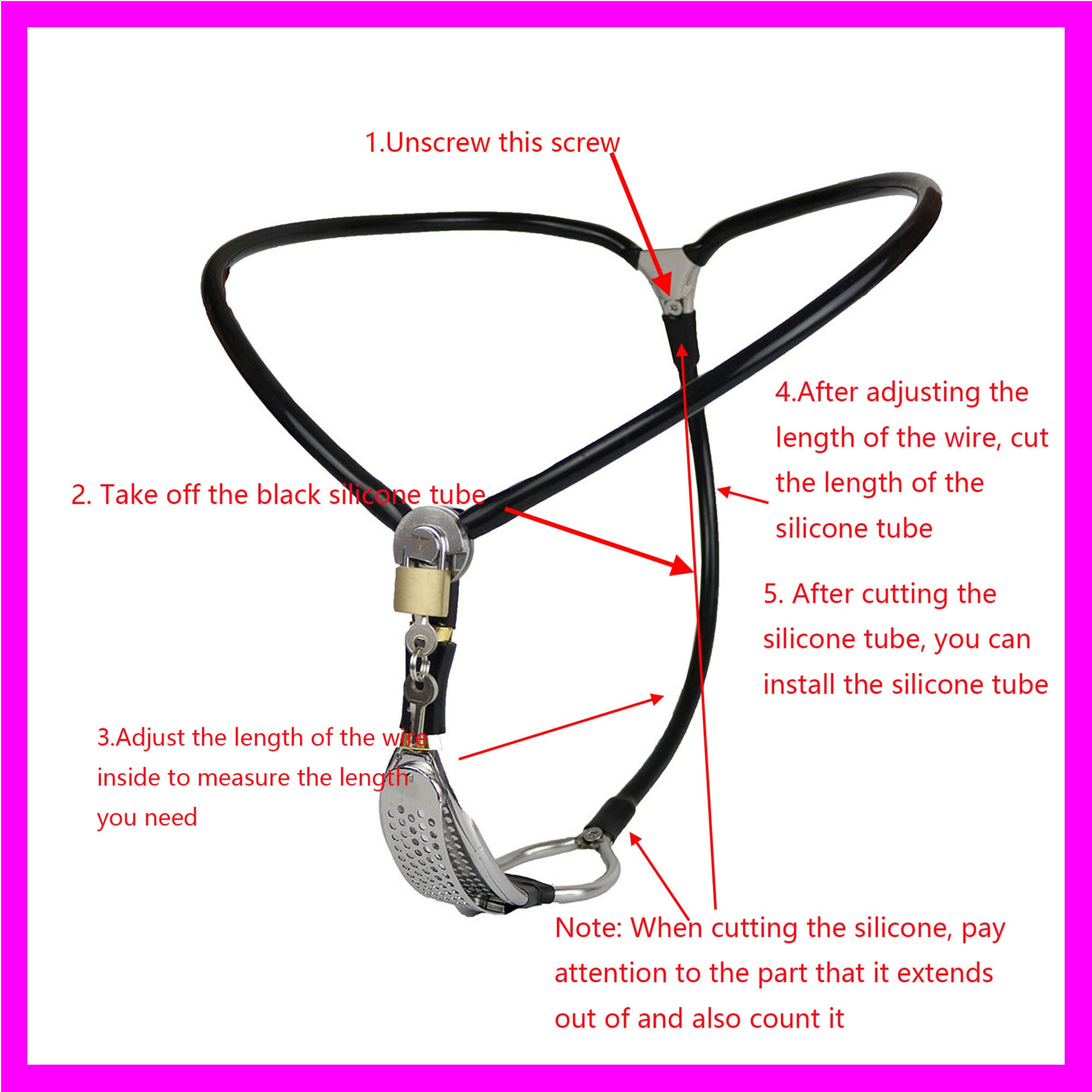 Female Chastity Belt With Poop Holeinvisible Black Chastity - Etsy Sweden