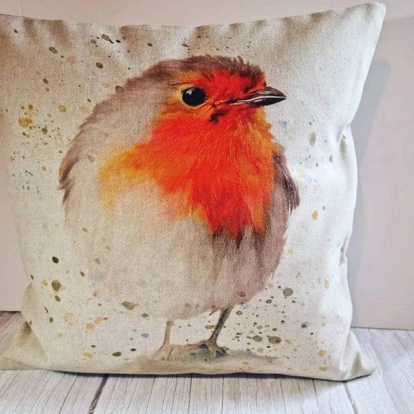 Robin Cushion - Etsy UK