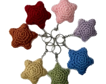 Cute Star Keychain Crochet - Etsy
