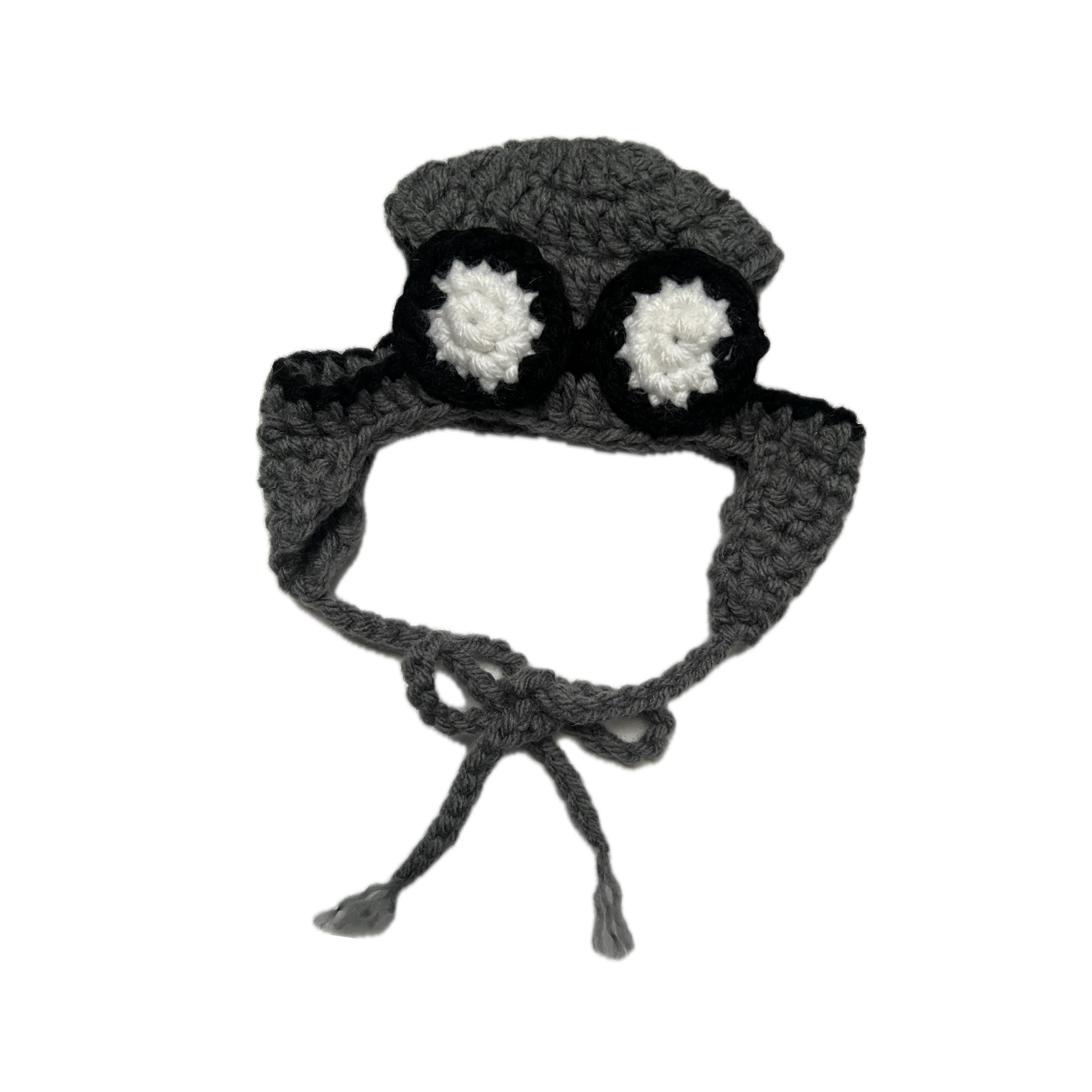 Crochet Aviator Cat Hat - Etsy