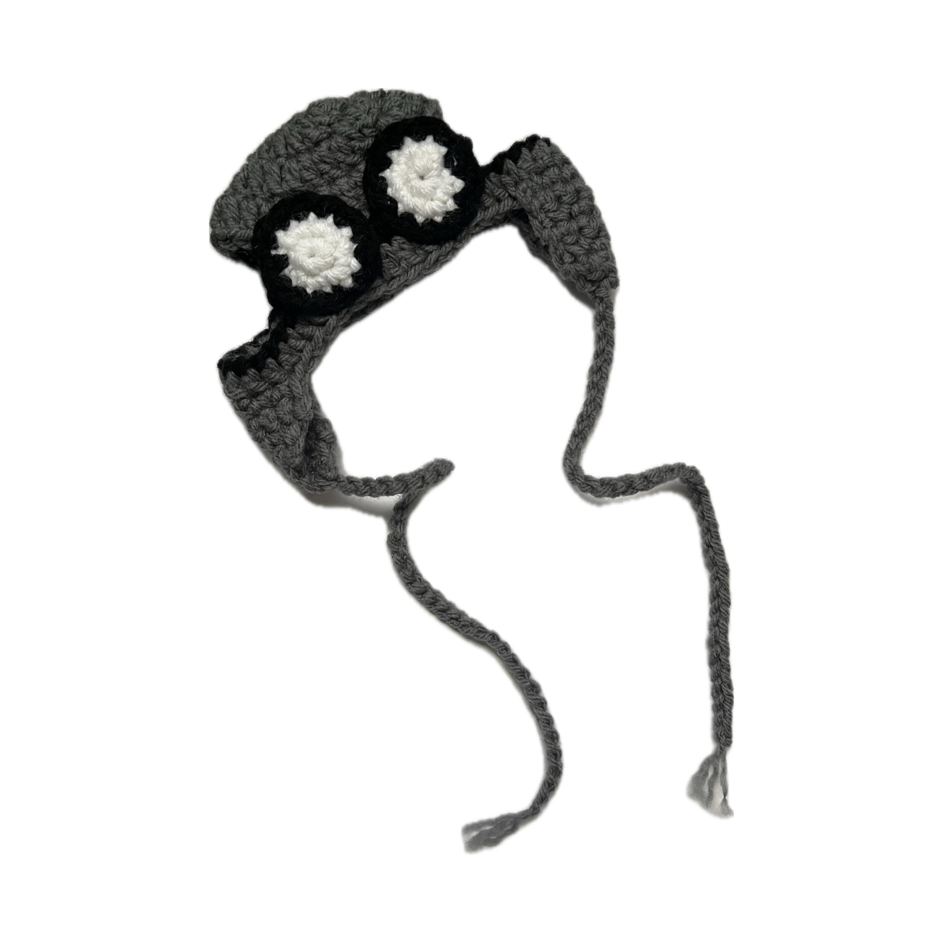 Crochet Aviator Cat Hat - Etsy