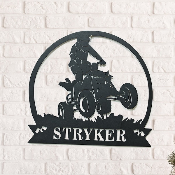 Personalized 4 Wheeler Sign - Etsy